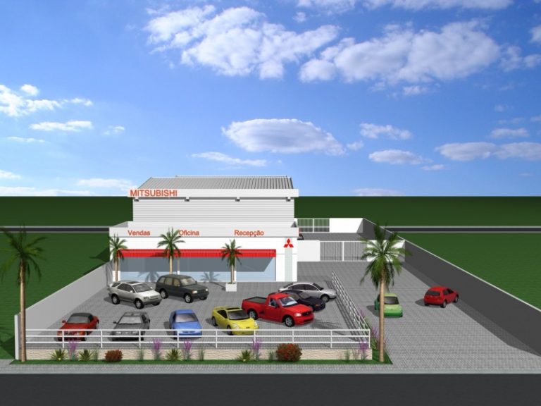 projeto arquitetura loja carros - Italico Special Homes